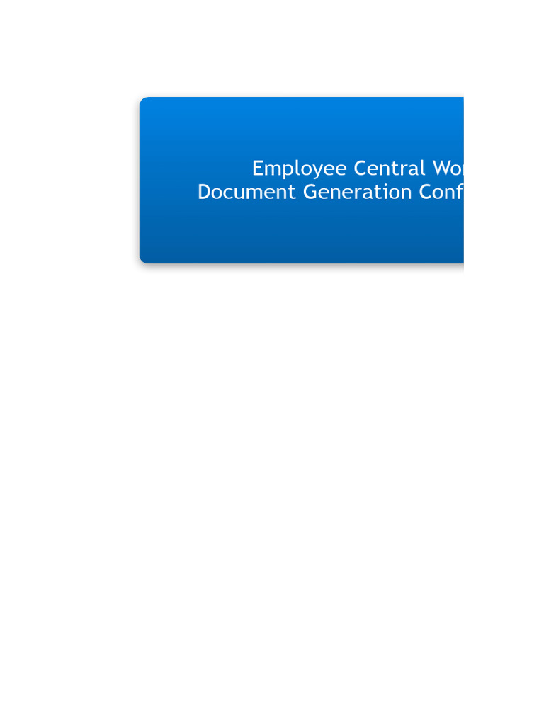 SAP_BP_Workbook_Document_Generation_XX | PDF | Employment | Software ...