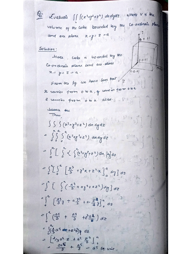 Triple Integrals | PDF