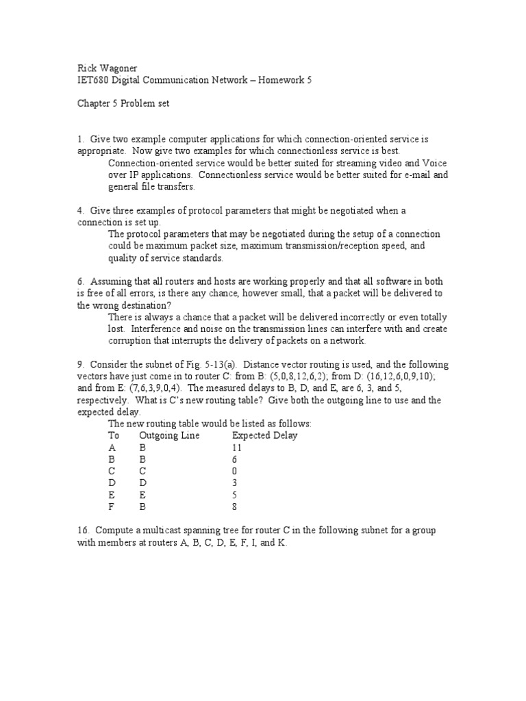 Assignment 5 | PDF | Router (Computing) | Computer Network