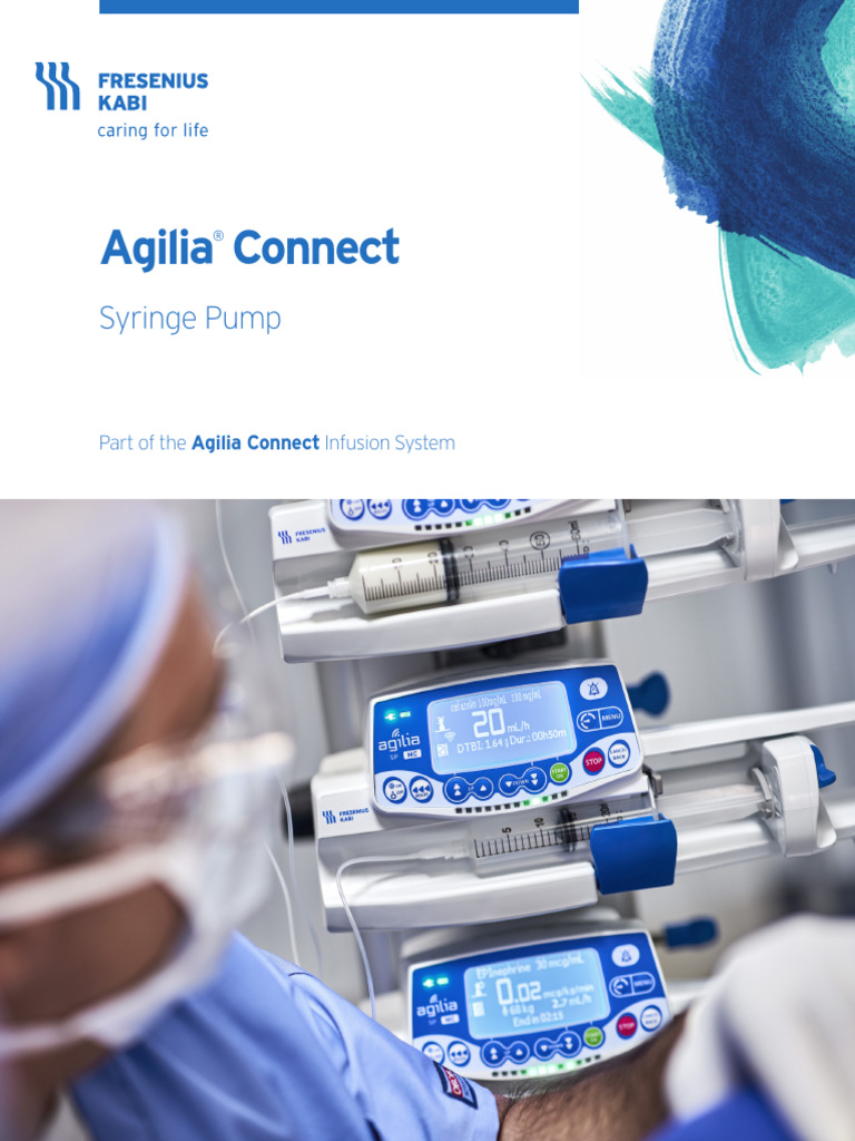 Agilia Connect Syringe Pump | PDF | Syringe | Intravenous Therapy