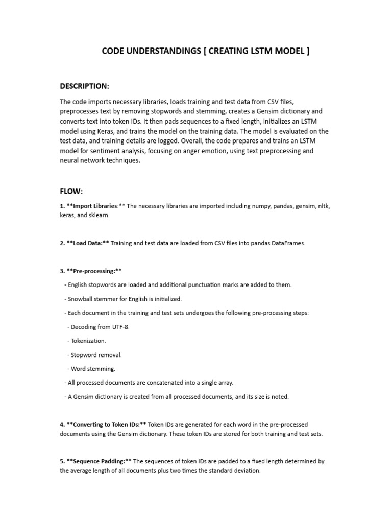 LSTM Flow | PDF | Artificial Intelligence | Intelligence (AI) & Semantics