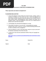 Unisa declaration form | PDF