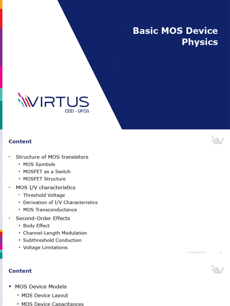 Chapter 2 - Basic MOS Device Physics | PDF | Mosfet | Field Effect ...