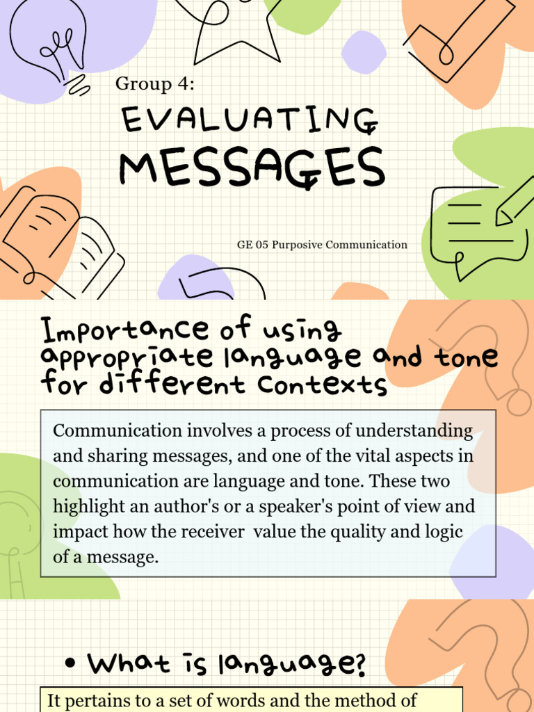 Evaluating | PDF | Communication | Psychological Concepts