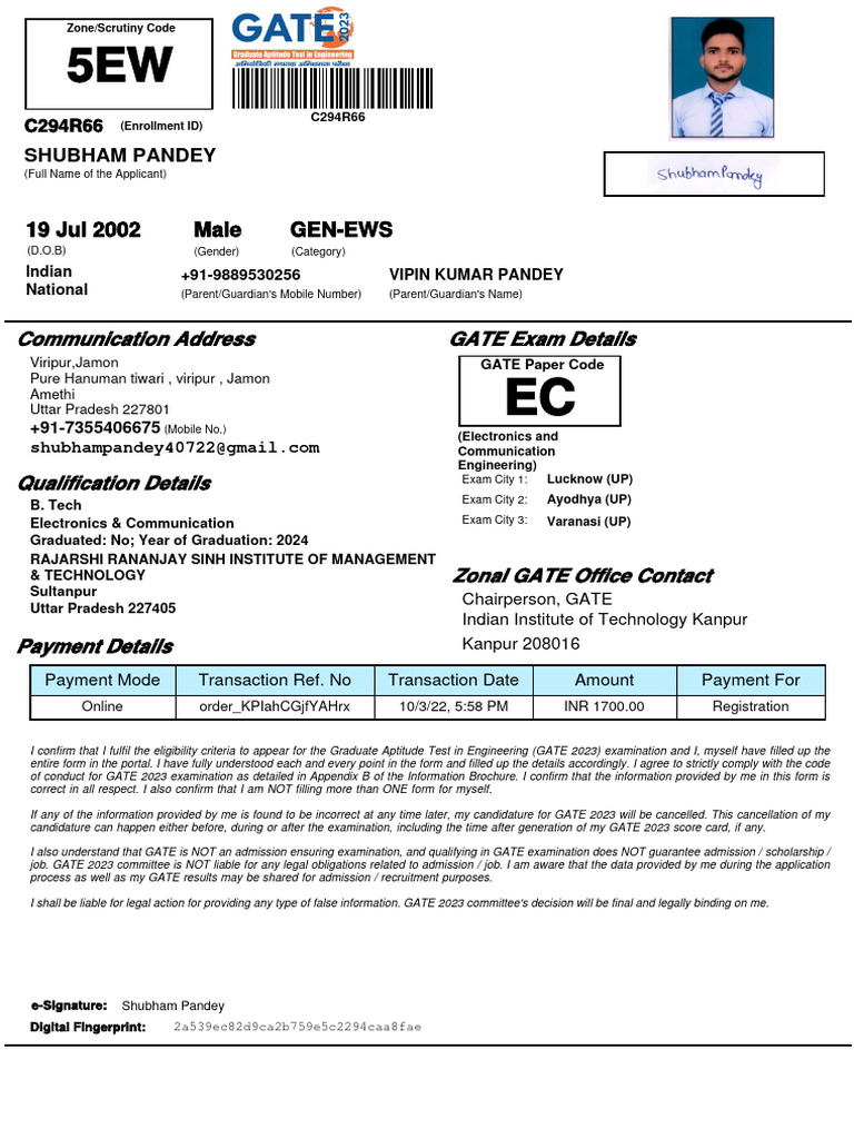 C294 R66 Application Form | PDF