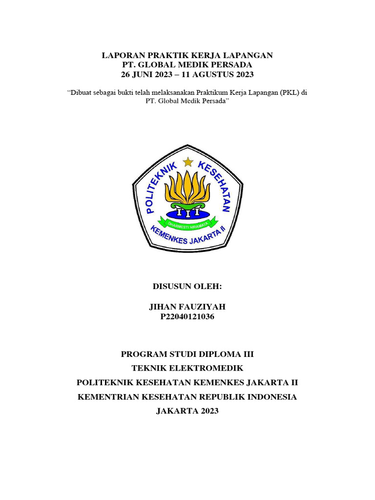 Bismillah Fix Lap PKL | PDF