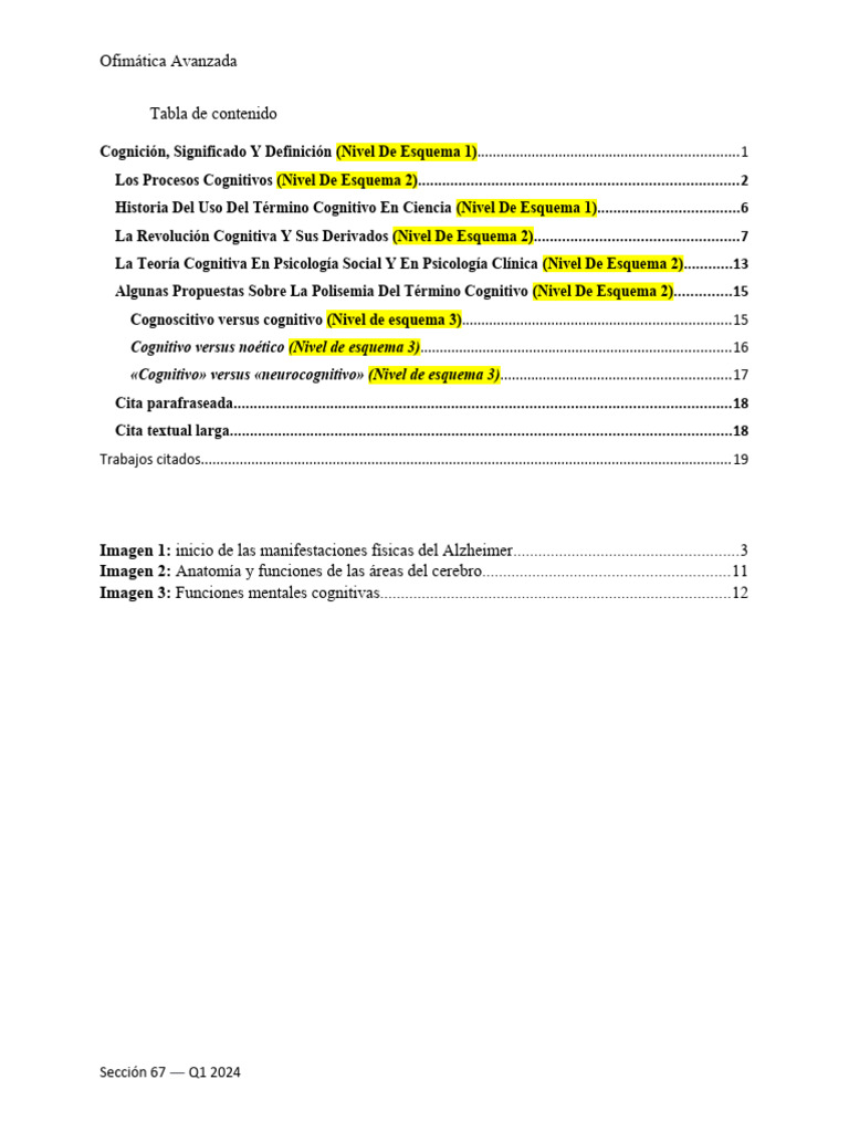 Procesos Cognitivos y su Definición | PDF | Cognición | Aprendizaje