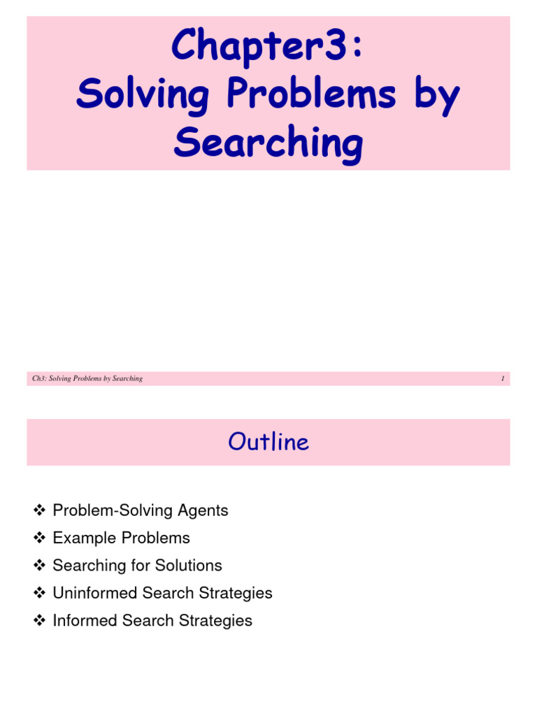 Ch3 Solvingproblemsbysearching Pdf Applied Mathematics Computational Complexity Theory