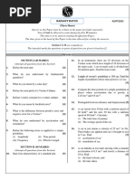 Grade 9 ICSE Physics Test1 July 2025 Soln | PDF | Pendulum | Acceleration