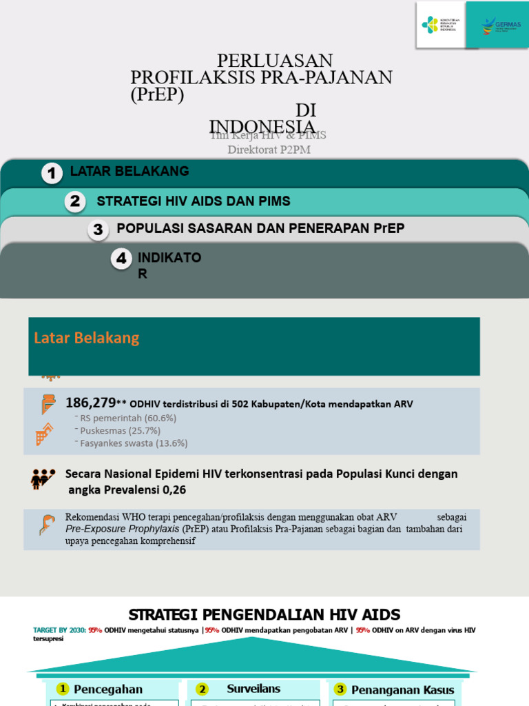 DR AFRI - Kebijakan Dan Rencana PrEP 2024-2026 | PDF