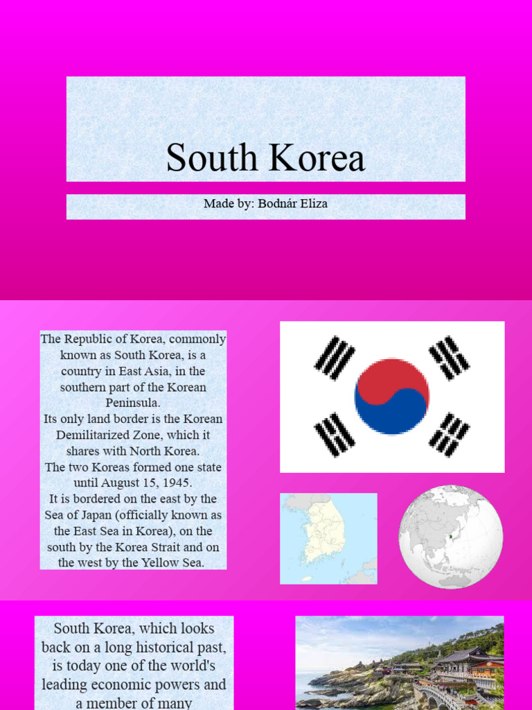 Overview of South Korea's Geography and Climate | PDF | Korea | South Korea