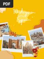 Spain Travel Itinerary | PDF