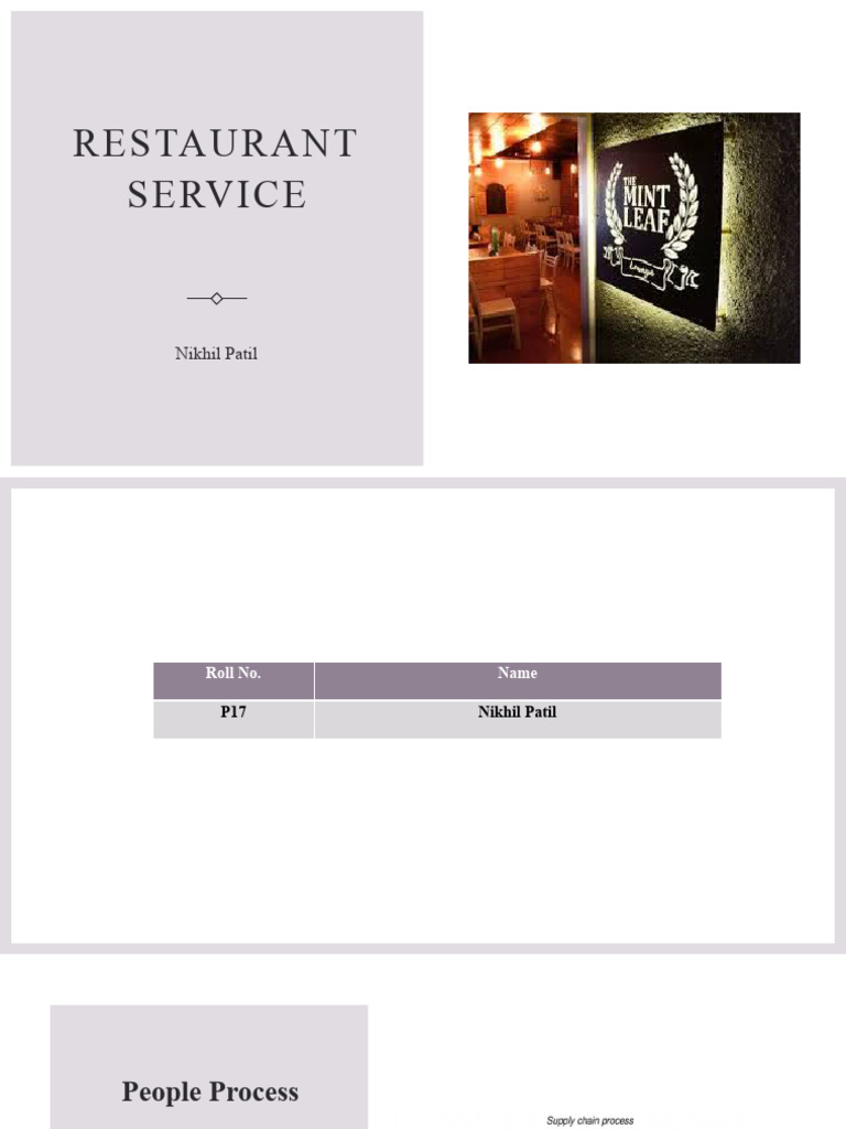 Restaurant Marketing Mix Strategies | PDF | Restaurants | Marketing