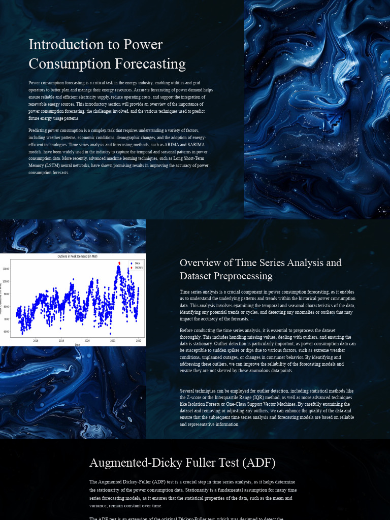 Introduction To Power Consumption Forecasting | PDF | Autoregressive Integrated Moving Average ...