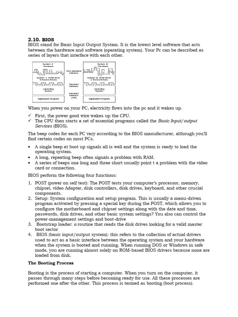 Understanding BIOS and Expansion Buses | PDF | Bios | Booting