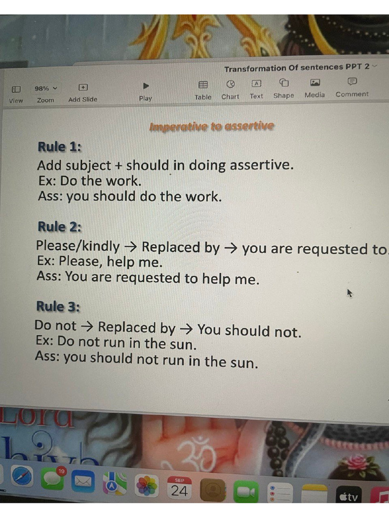 Imperative To Assertive | PDF