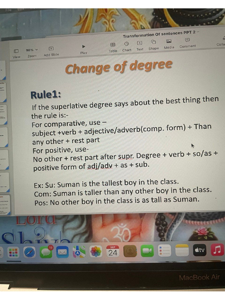 Change of Degree | PDF