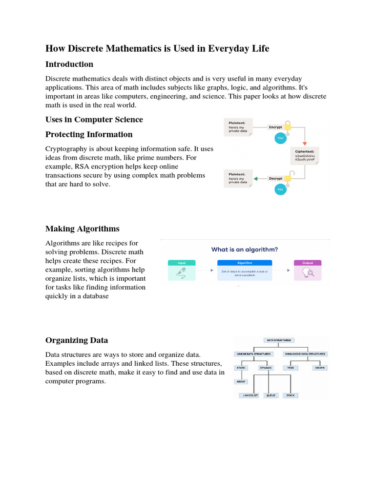 How Discrete Mathematics Is Used in Everyday Life | PDF | Discrete ...