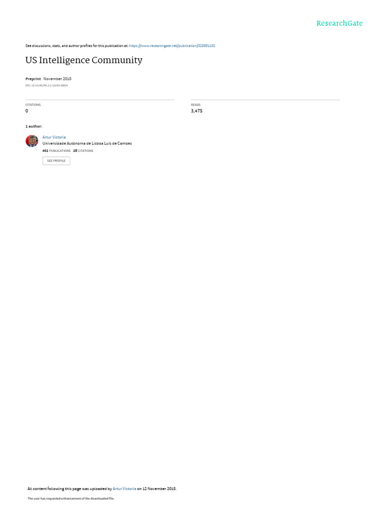 Richelson, J.T. (2011) - The U.S. Intelligence Community. Westview ...