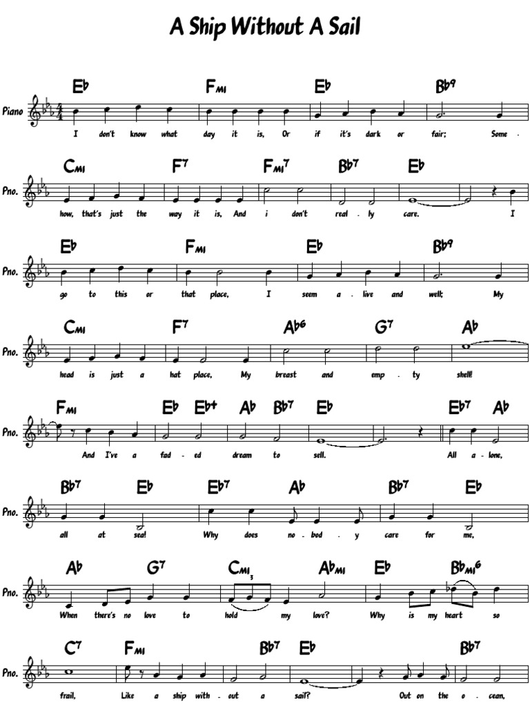 A Ship Without A Sail | PDF