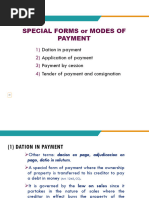 Dation in Payment & Cession Explained | PDF | Bankruptcy | Insolvency