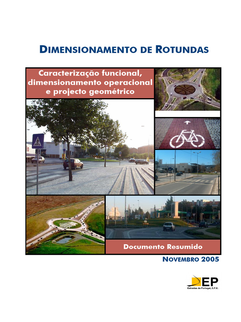 Dimensionamento de Rotundas | PDF | Tráfego | Tempo