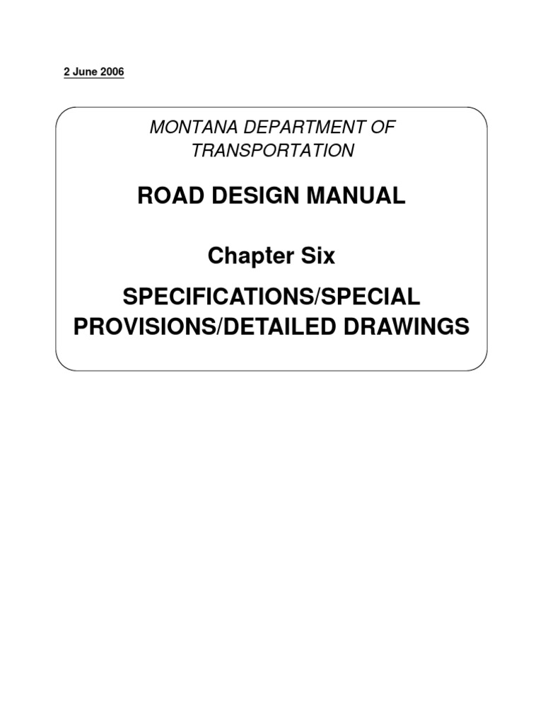 06 Specifications Special Provisions | PDF | Specification (Technical ...
