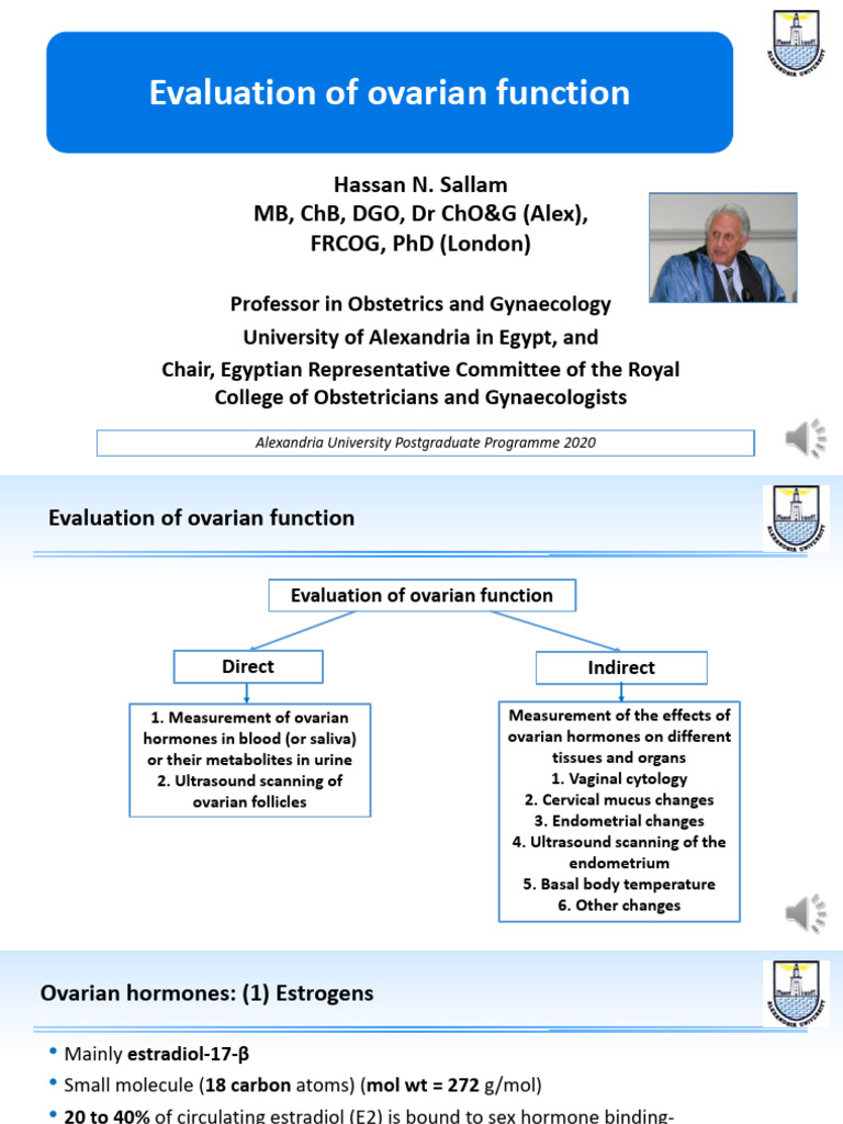 Ovarian Function Evaluation Techniques | PDF | Immunoassay | Estradiol