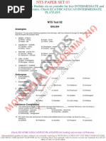 Fast Entry Test Past Papers | PDF | Numbers | Tangent