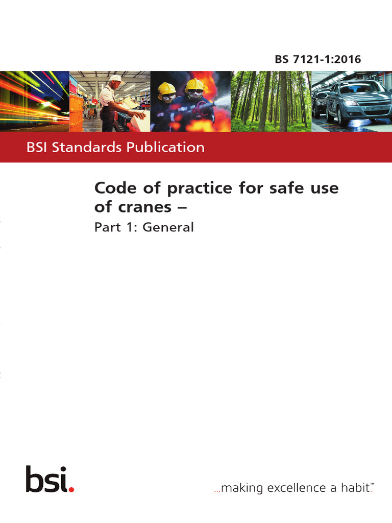 BS 7121-1-2016 | PDF | Crane (Machine)