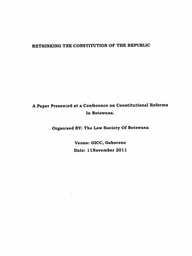 Justice Key Dingake Address | PDF