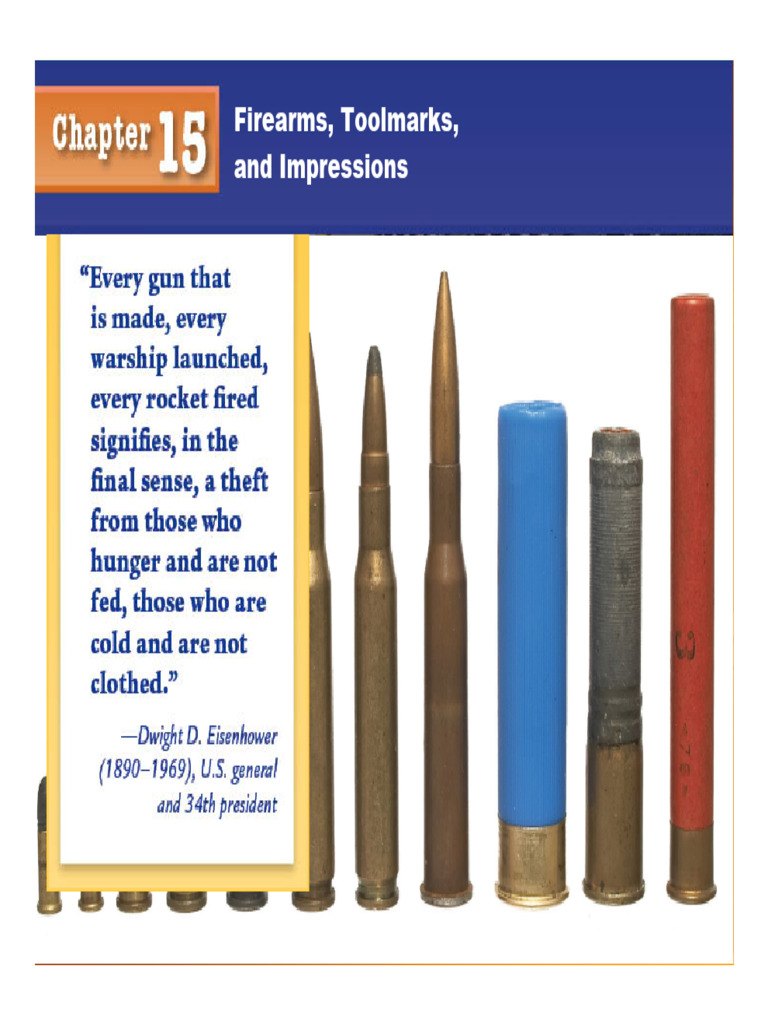 Firearm Tool Marks | PDF | Cartridge (Firearms) | Bullet