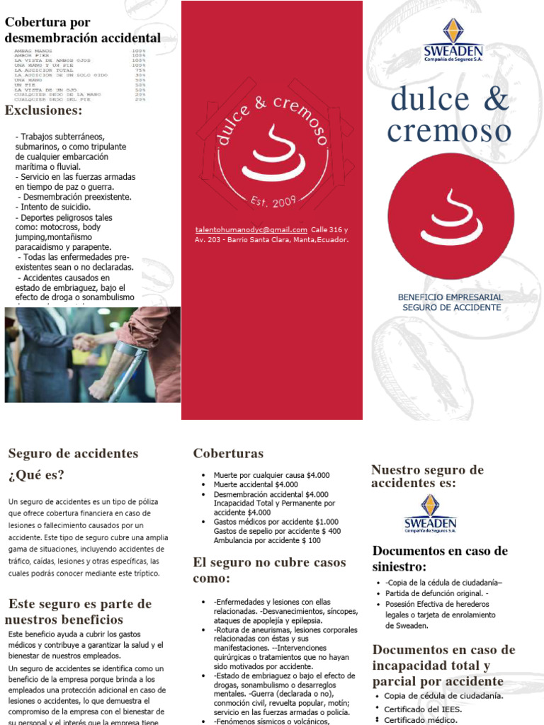 FOLLETO TRIPTICO SEGURO MEDICO SWEADEN (4) (1) | PDF