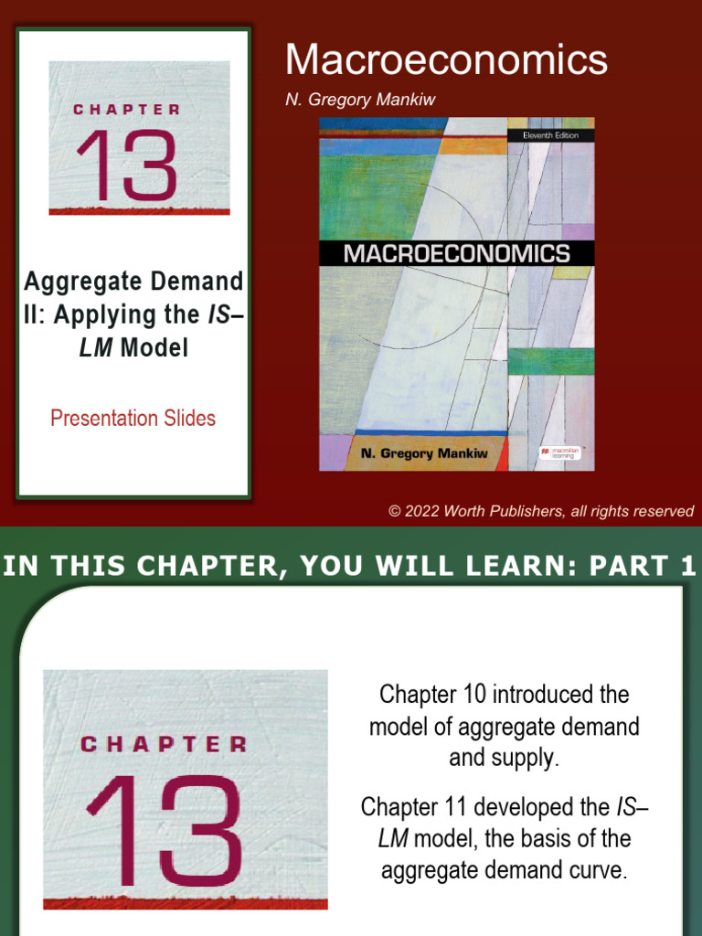 Mankiw11e Lecture Slides Ch13 | PDF | Macroeconomics | Federal Reserve