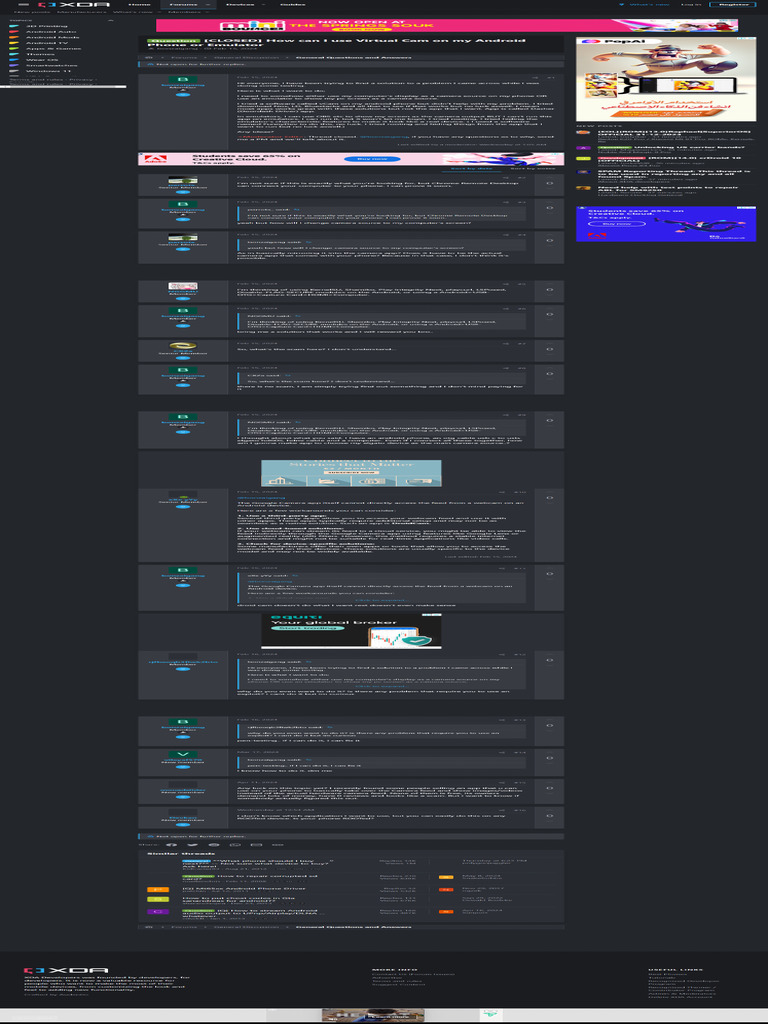 Question CLOSED How Can I Use Virtual Cam On My Android Phone or Emulator XDA Forums | PDF