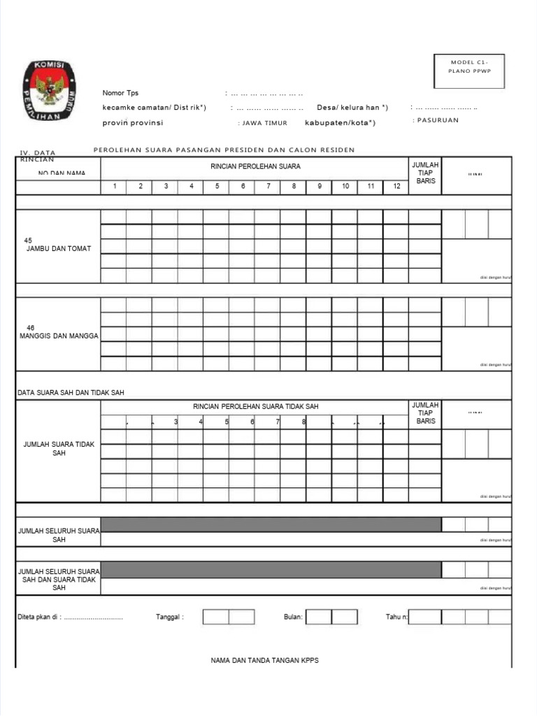 PDF Contoh c1 Plano Kraton - Compress | PDF