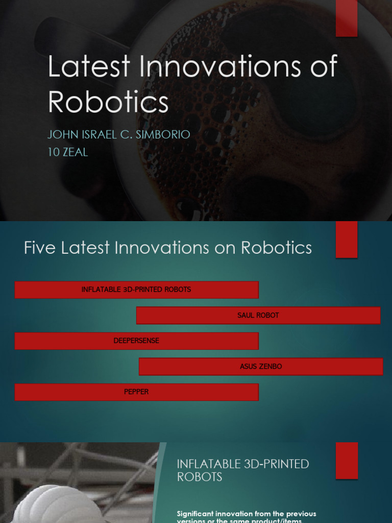 Latest Robotics Innovations Overview | PDF | Artificial Intelligence ...
