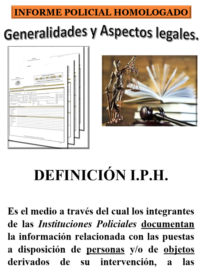 Aspectos Legales Iph 29 Abr 2024 | PDF | Policía | Justicia