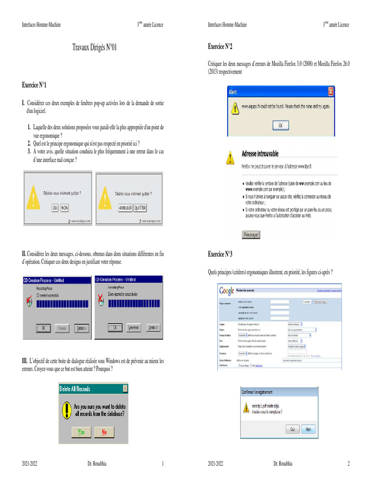 TD1 Ihm 2024 | PDF | Informatique | Informatique