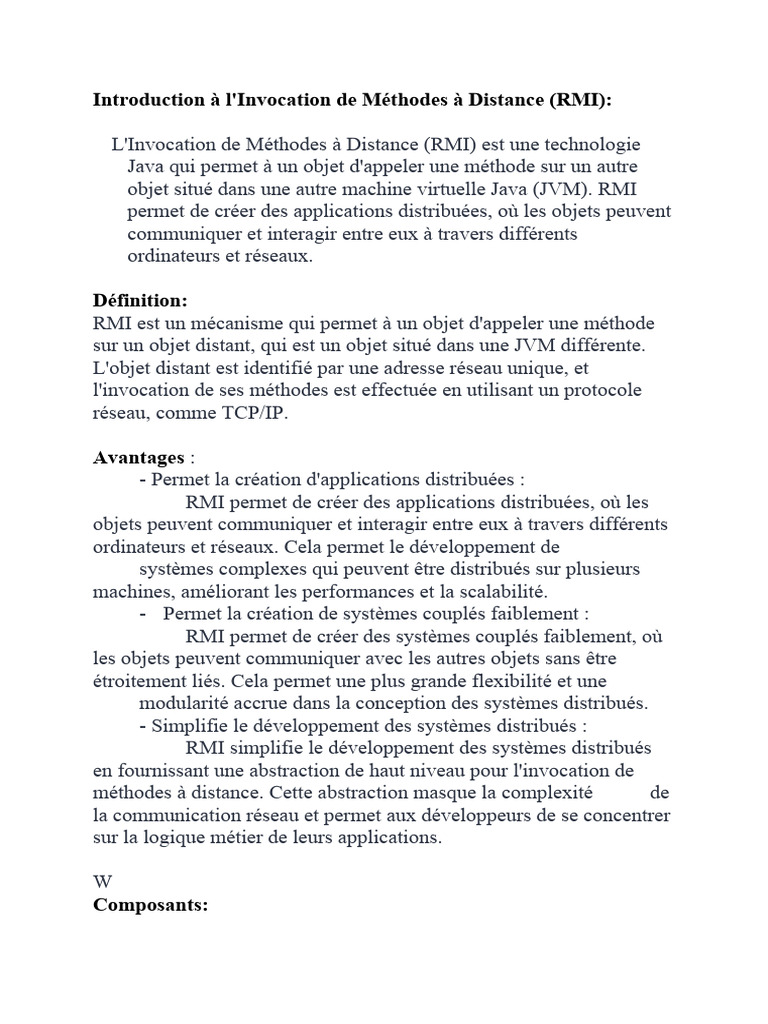 HHBHBJK | PDF | Serveur (Informatique) | Java (Langage de programmation)