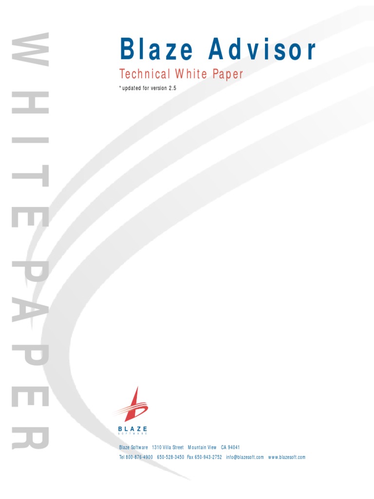 Blaze Advisor Tech | PDF | Class (Computer Programming) | Object ...