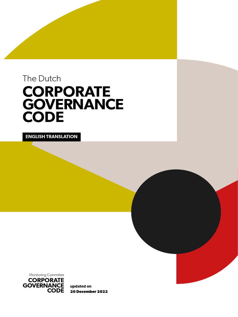 Dutch Corporate Governance Code 2022 | PDF | Internal Audit | Strategic ...