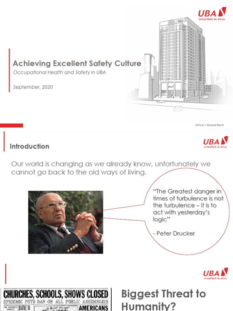 Achieving Excellent Safety Culture - Sept 2020 | PDF | Occupational ...