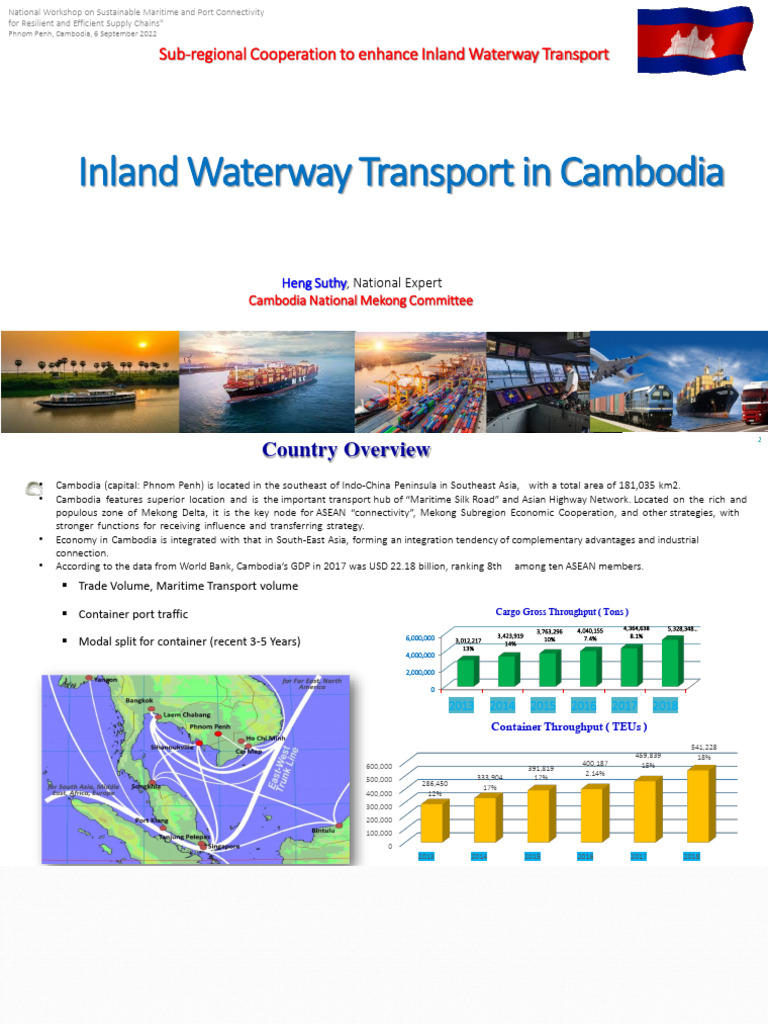 06 Inland Waterway Transport Cambodia | PDF | Mekong | Cambodia