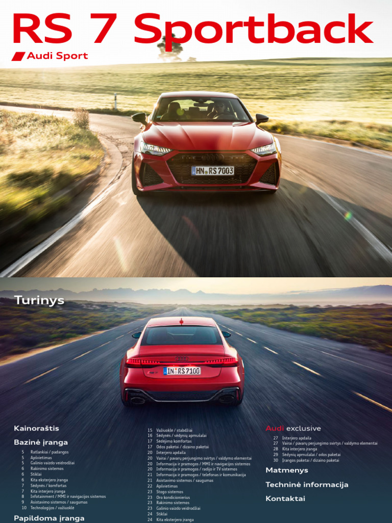 Audi RS7 CL LT | PDF