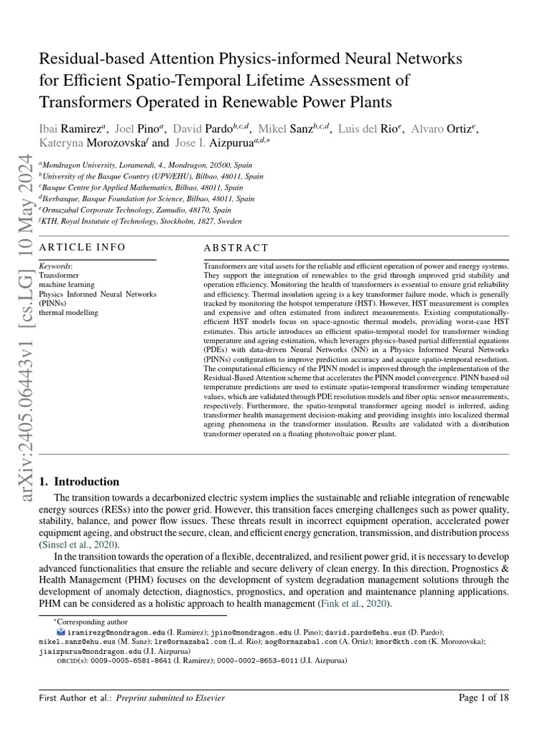 Residual-Based Attention Physics-Informed Neural Networks For Efficient ... Residual-Based Attention Physics-Informed Neural Networks For Efficient ...