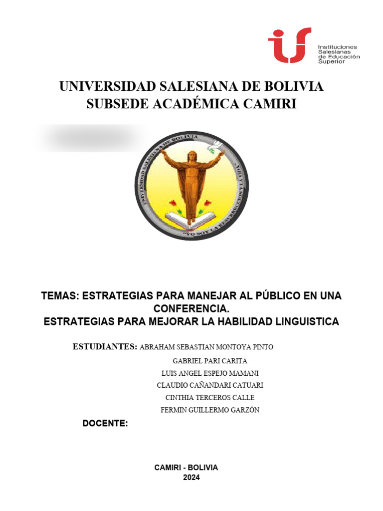 Informe SBMP | PDF | Lingüística | Comunicación