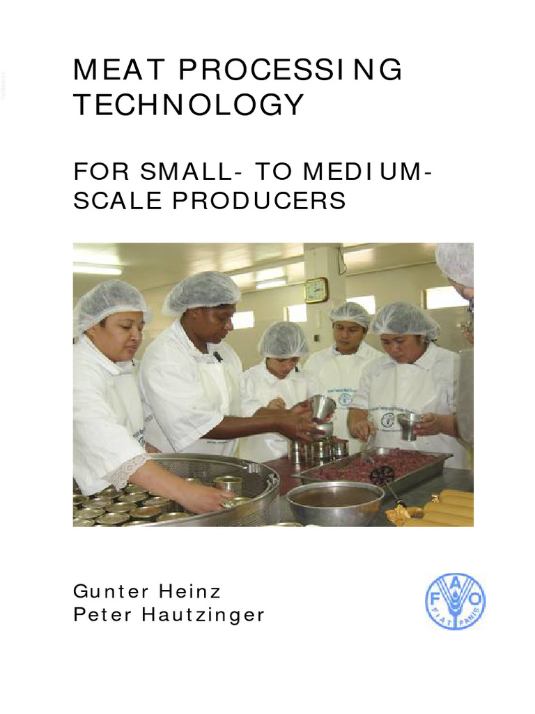 Meat Processing Technology For Small - To Medium-Scale Producers ...