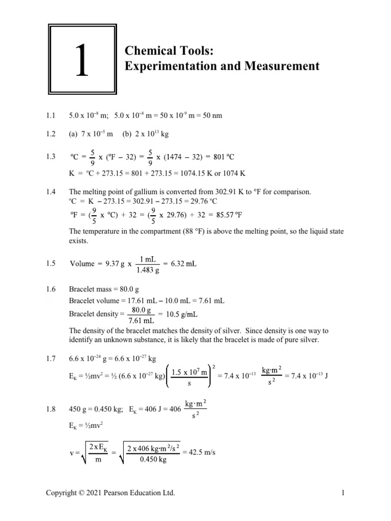 Rmf8e Ism-Ch01 Pp1-27 CRC | PDF | Significant Figures | Numbers