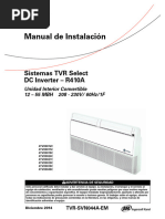TRANE - Manual de Usuario | PDF | Control remoto | Aire acondicionado